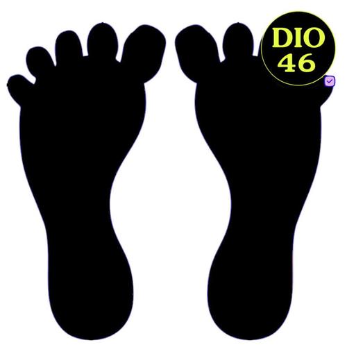 Jual STIKER TAPAK KAKI UKURAN M WALLPAPER STICKER LANTAI WALPAPER ...