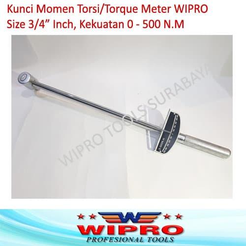 Jual Kunci Momen Torsi Torque Meter 3/4 Inch WIPRO - Kota Surabaya ...