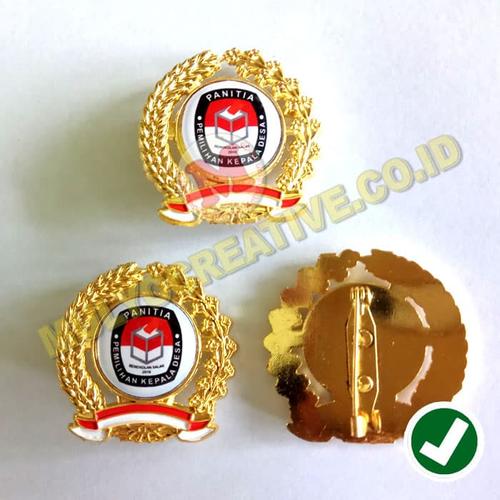 Jual Pin Panitia Pemilihan Kepala Desa Bros Pilkades Model Padi dan ...