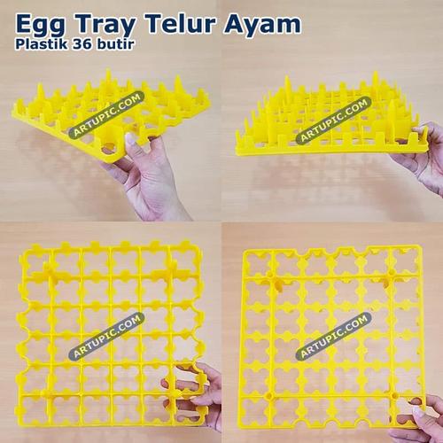 Jual EGG TRAY 36 BUTIR RAK TEMPAT TELUR TELOR - Kuning - Kota Tangerang ...