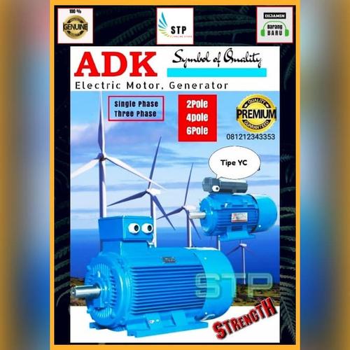 Jual Elektro motor atau dinamo 0,5hp 4p 1phase Rpm 1450 tipe YC merk ...