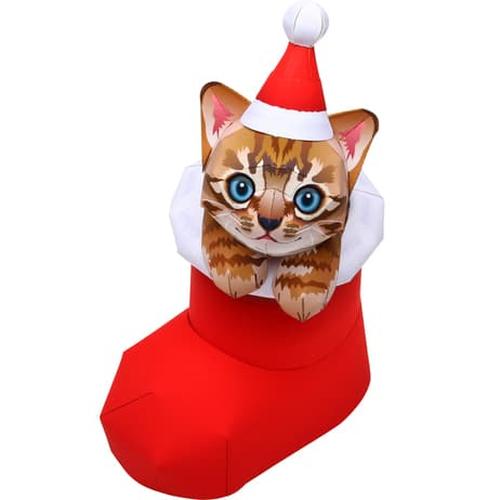Jual DIY Papercraft Hewan Kucing Tabi di Sepatu Santa - Jakarta Timur ...
