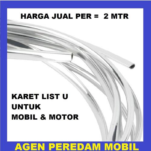 Jual KARET LIST U - SILVER - Kab. Tangerang - peredam | Tokopedia