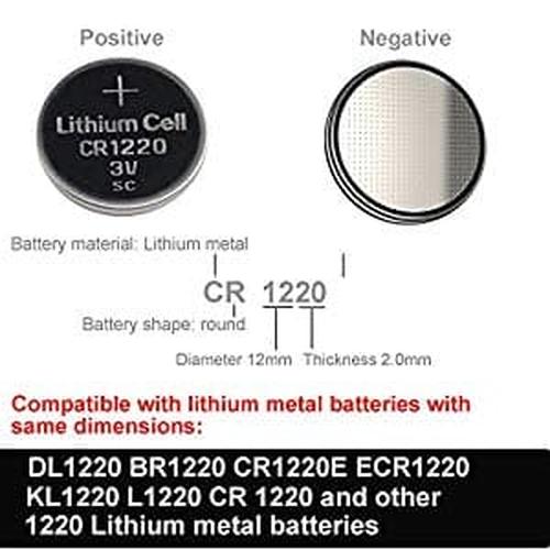 Jual Battery baterai Coin CR1220 Cmos Kancing SMD 3V Lithium Cell ...