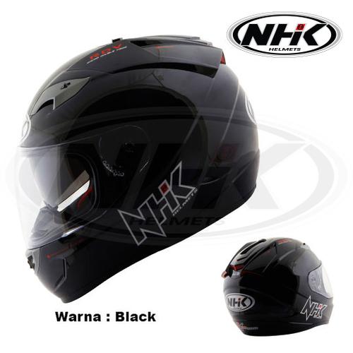 Jual Helm NHK Full Face GP 1000 Black Glossy - Kota Bandung - PUSAT ...