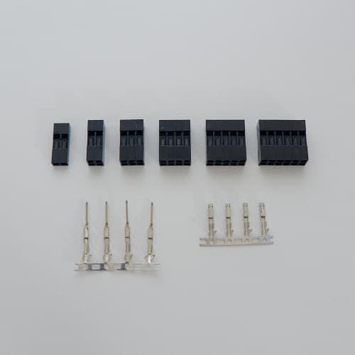 Jual 1set 2x1P/2P/3P/4P/5P/6P Dupont Jumper Wire Female/Male Terminal ...