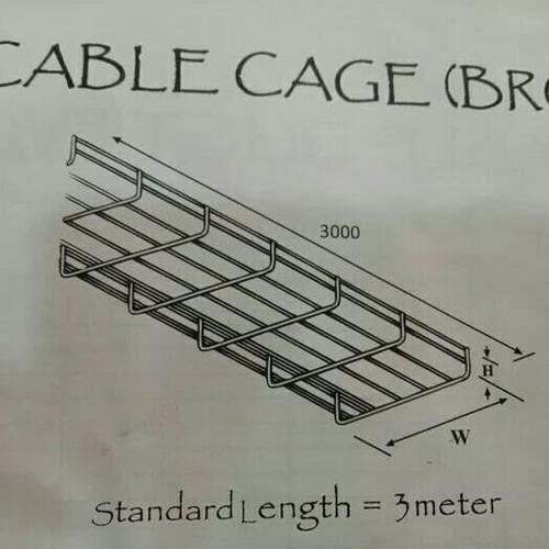 Jual cable cage tray Lebar 300x tinggi 500 panjang 3meter electro ...