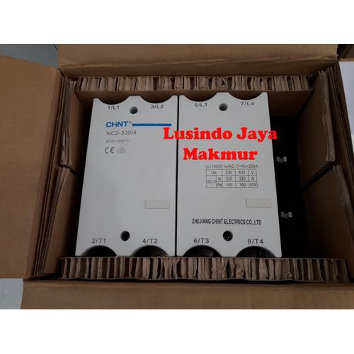 Jual Kontaktor CHINT NC2-330/4 330A - 4 Pole 220 VAC SURABAYA CONTACTOR - Kota Surabaya ...