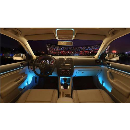 Jual LAMPU INTERIOR MOBIL LED NEON MODEL LED KABEL 12V LIGHTER BIRU ...