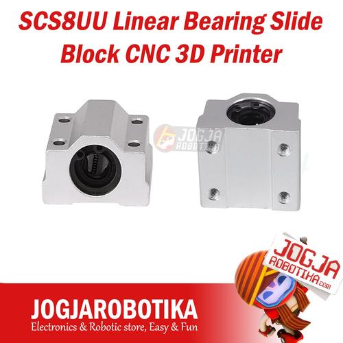 Jual SC8UU SCS8UU Linear Bearing Slide Block CNC 3D Printer - Kab ...