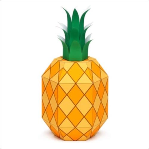 Jual Box Pineapple Papercraft - Kab. Bekasi - Papercraft Tiviti | Tokopedia