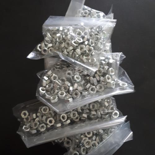 Jual MUR BAUT M 3 / MUR BAUT M3 HEXAGON NUT M3 PUTIH 100 PCS - Kota ...