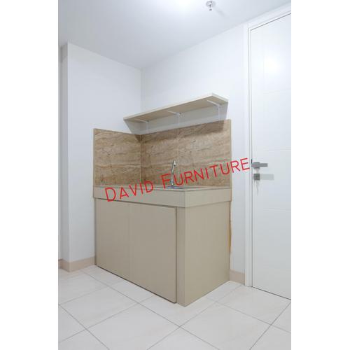 Jual kitchen set apartemen marmer travertine - Jakarta Utara - David ...