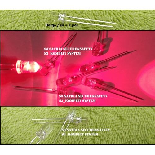 Jual Merah 5mm LED Strawhat super bright Straw hat 5 mm lampu PCB modul ...