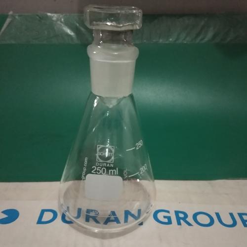 Jual Erlenmeyer Asah dengan Tutup Stopper 250 ml. NS.29/32. DURAN - Kota Bekasi - AHYA TOKO LAB ...