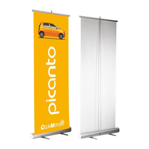 Jual Roll Up Stainless Banner, Bahan Albatros (85 x 200 cm) - Jakarta ...