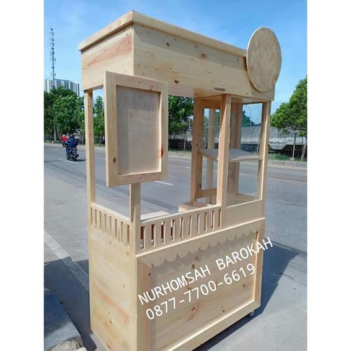 Jual gerobak sorong/gerobak angkringan/gerobak bakso/booth portable ...