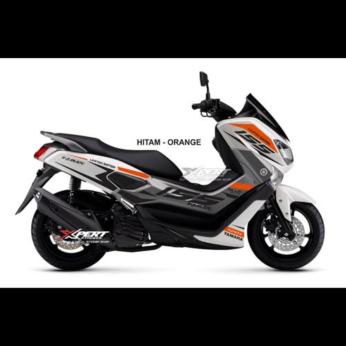 Jual Cuting stiker NMAX striping orange hitam - Kab. Boyolali - elite ...