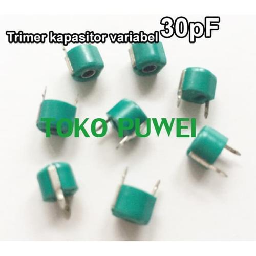 Jual Trimer kapasitor variabel 30 pf trimmer capacitor variable 30pf ...