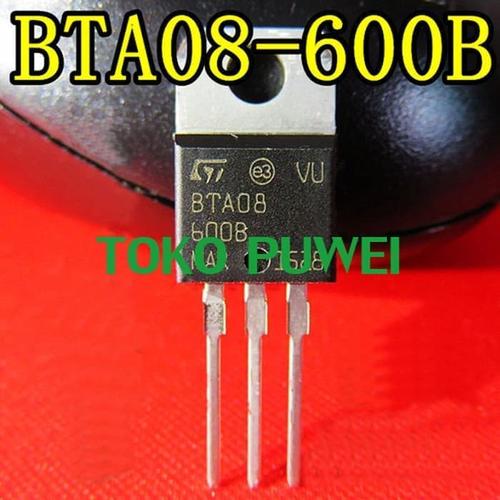 Jual BTA08-600B BTA08600B BTA08 600B BTA08-600BRG 600V 8A TRIAC Gate ...
