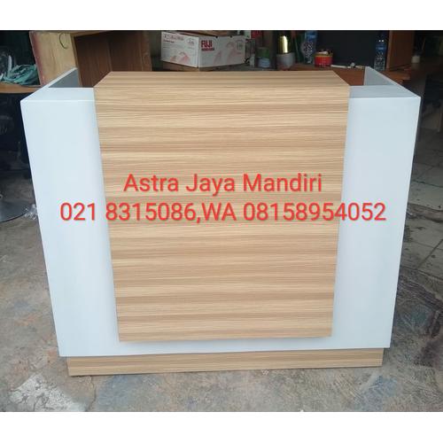 Jual Meja Resepsionis Meja Counter Meja Front Office Meja Custom ...