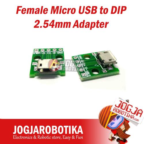 Jual Female Micro USB to DIP 2.54mm Adapter - Kab. Sleman ...