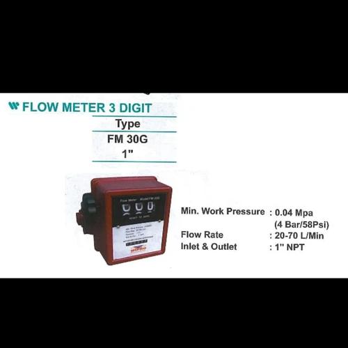 Jual Flowmeter 3 digit type FM 30 G 1inch - Wipro - Jakarta Barat ...