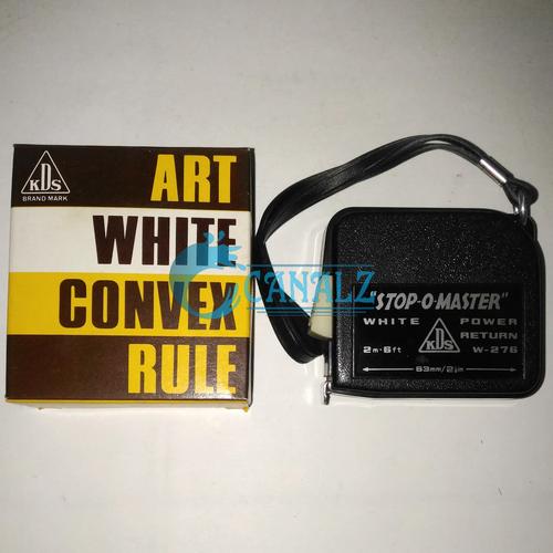 Jual Meteran Rol KDS 2 Meter / Measuring Tape 2m / 2meter White Putih ...