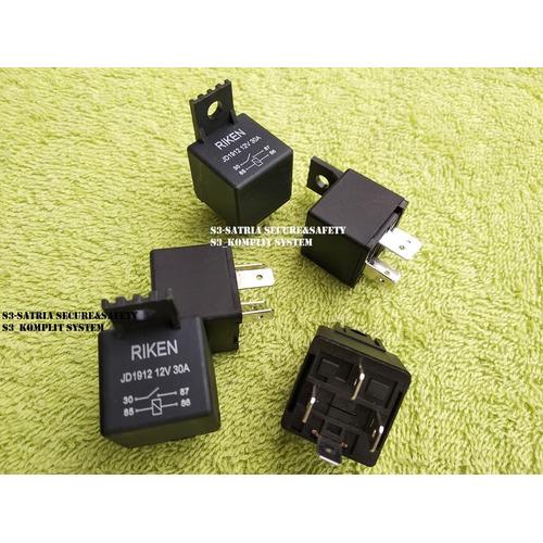 Jual Relay 12V 30A 4 Kaki DC 12 Volt 30 Ampere 4P Pin - Jakarta Timur ...