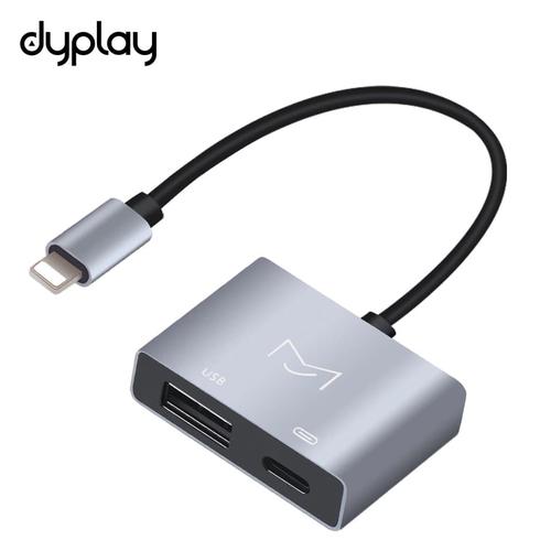 Jual MELOAUDIO Lightning OTG Cable with Charger Port for IPhone n Piano ...