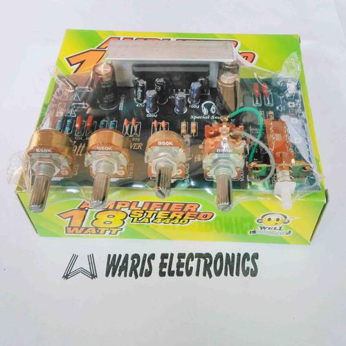 Jual kit mesin speaker aktif stereo amplifier power 18Watt 12V plus ...