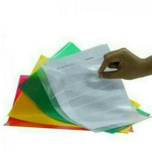 Jual Map L Transparan / Map Plastik / Document Sleeve ukuran Folio ...