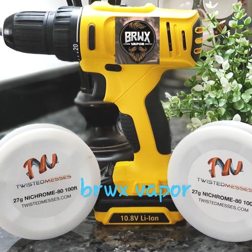 Jual Twisted Messes Nichrome-80 Wire 27g 100ft Kawat TM Ni80 - Jakarta ...