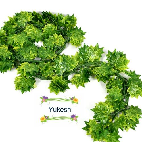 Jual Daun Rambat Maple Hijau / Artificial Garland Green Maple Leaf ...