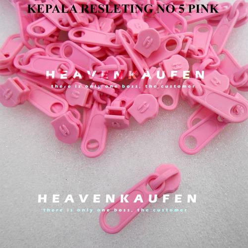 Jual Kepala Resleting / Kepala Zipper Pink Merah Muda No 5 Murah - Kota ...