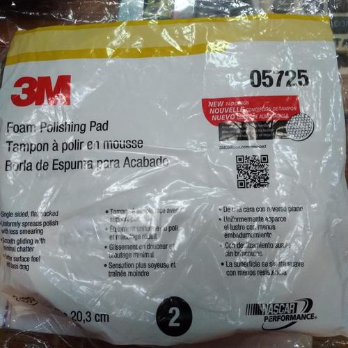 Jual 3M Foam Compounding pad 05725 Busa hitam poles mobil 8"in - Kota ...