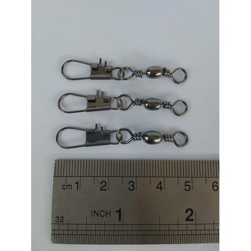 Jual Swivel interlock Size 6 41mm Snap fishing Connector copper pancing ...