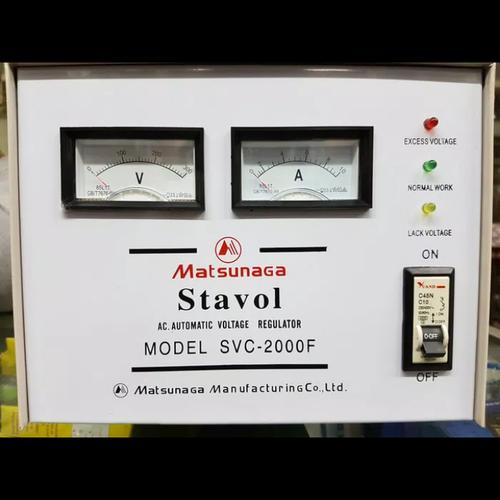 Jual Stabilizer matsunaga 2000v/ stabiliser listrik matsunaga 2000volt ...