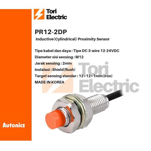 Jual AUTONICS INDUCTIVE (CYLINDERICAL) PROXIMITY SENSOR PR12-2DP 100% ORI - Kota Bandung - Tori ...