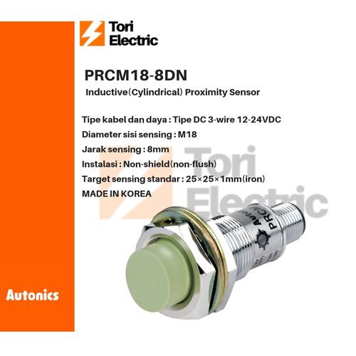 Jual AUTONICS INDUCTIVE (CYLINDRICAL) PROXIMITY SENSOR PRCM18-8DN 100% ORI - Kota Bandung - Tori ...