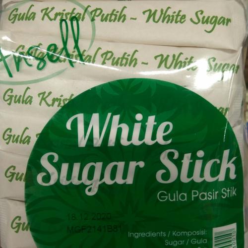 Jual Ansell White Sugar Stick / Gula Crystal Putih 60 Sticks x 8gr ...