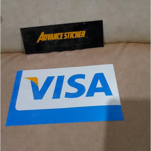 Jual sticker logo visa - Kab. Sidoarjo - advance sticker | Tokopedia