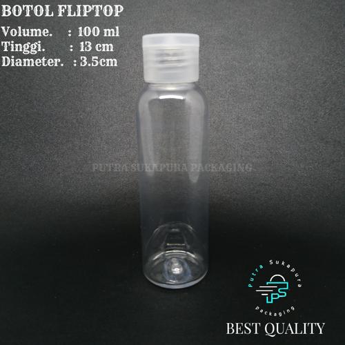 Jual Botol Plastik fliptop 100 ml Lotion Kemasan - Kab. Bogor - putra ...