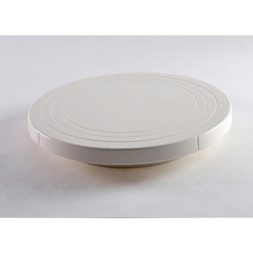 Jual Meja Putar Rotating Plate Turn Table untuk menghias kue tart Putih ...