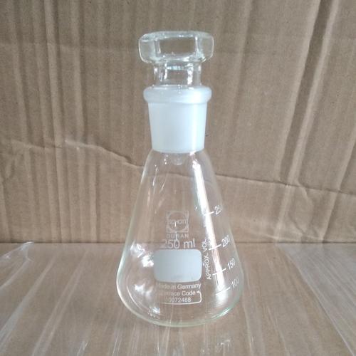 Jual Erlenmeyer glass cap. 250 ml, leher asah NS 24/29 pake tutup, DURAN - Kab. Bekasi - MUSTIKA ...