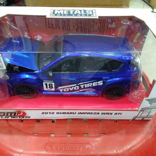 Jual JADA JDM TUNERS 2012 SUBARU IMPREZA WRX STI BIRU SKALA 1:24 ...