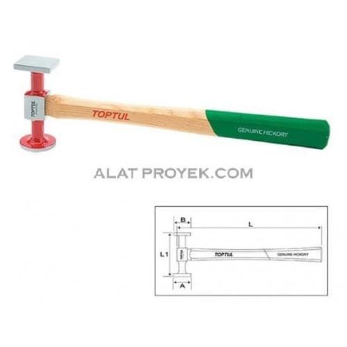 Jual Palu Standard Bumping Hammer - Crowned Face 98.5mm Toptul JFAA0233 ...