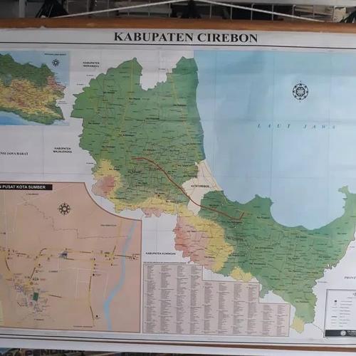 Jual Peta Bingkai Kabupaten Cirebon - Kota Bandung - A4bookstore_NEW ...