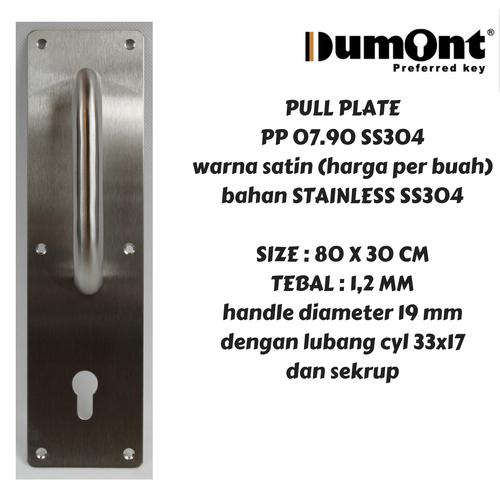 Jual Pull Plate handle pintu kayu atau besi 30 cm SUS304 PP 07.90 ...