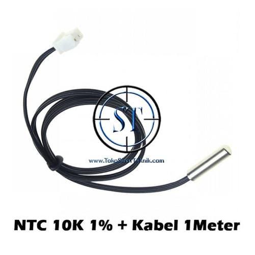Jual NTC THERMISTOR TEMPERATURE SENSOR SUHU dan Kabel 1 Meter - Kota ...